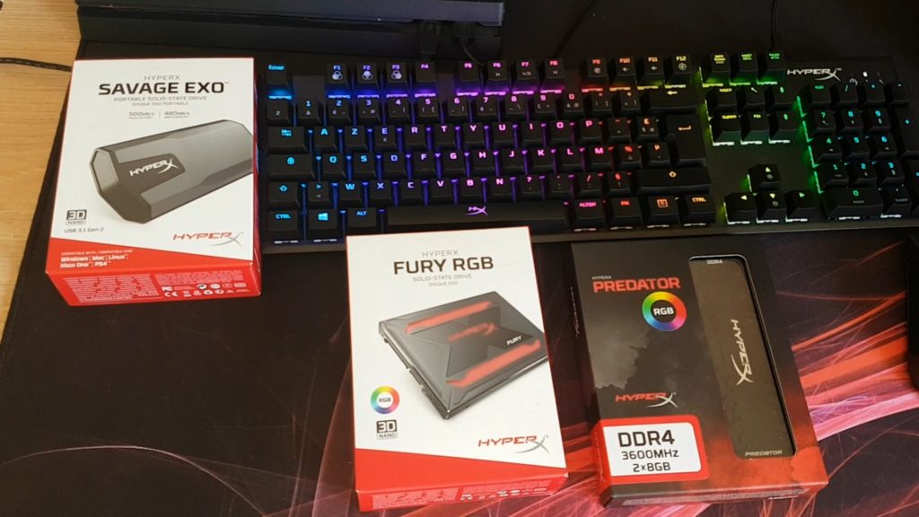 [TEST] HyperX DDR4 Predator RGB - SSD Fury RGB - SSD externe Savage Exo