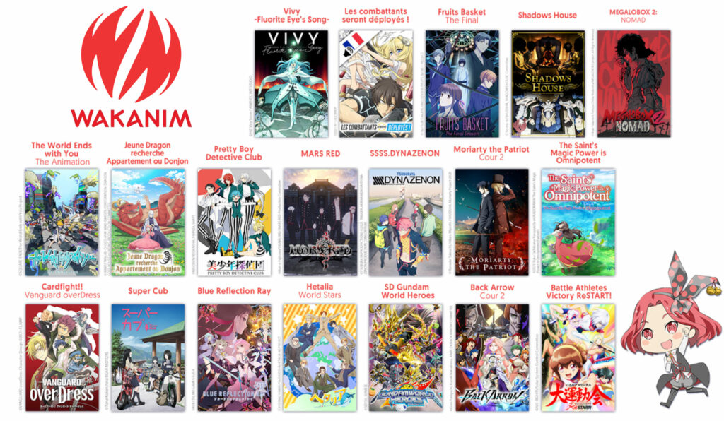 Wakanim dévoile ses 19 simulcast du printemps