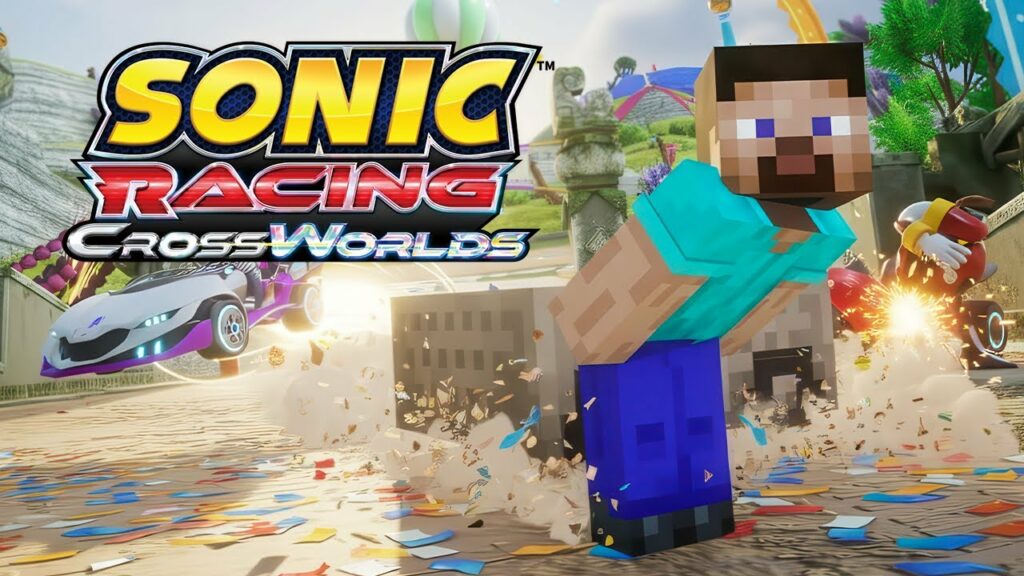 Sonic Racing: CrossWorlds - Le Pack Minecraft est disponible